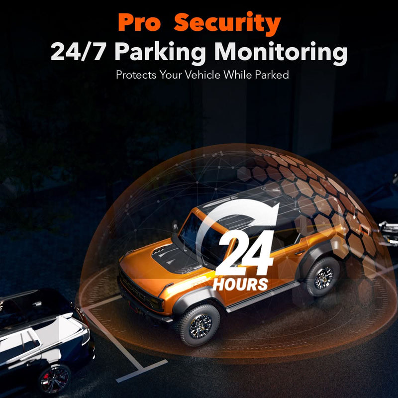 WOLFBOX G900Pro 12MP WiFi Touch Screen Rear View Mirror Dash Cam Smart ...