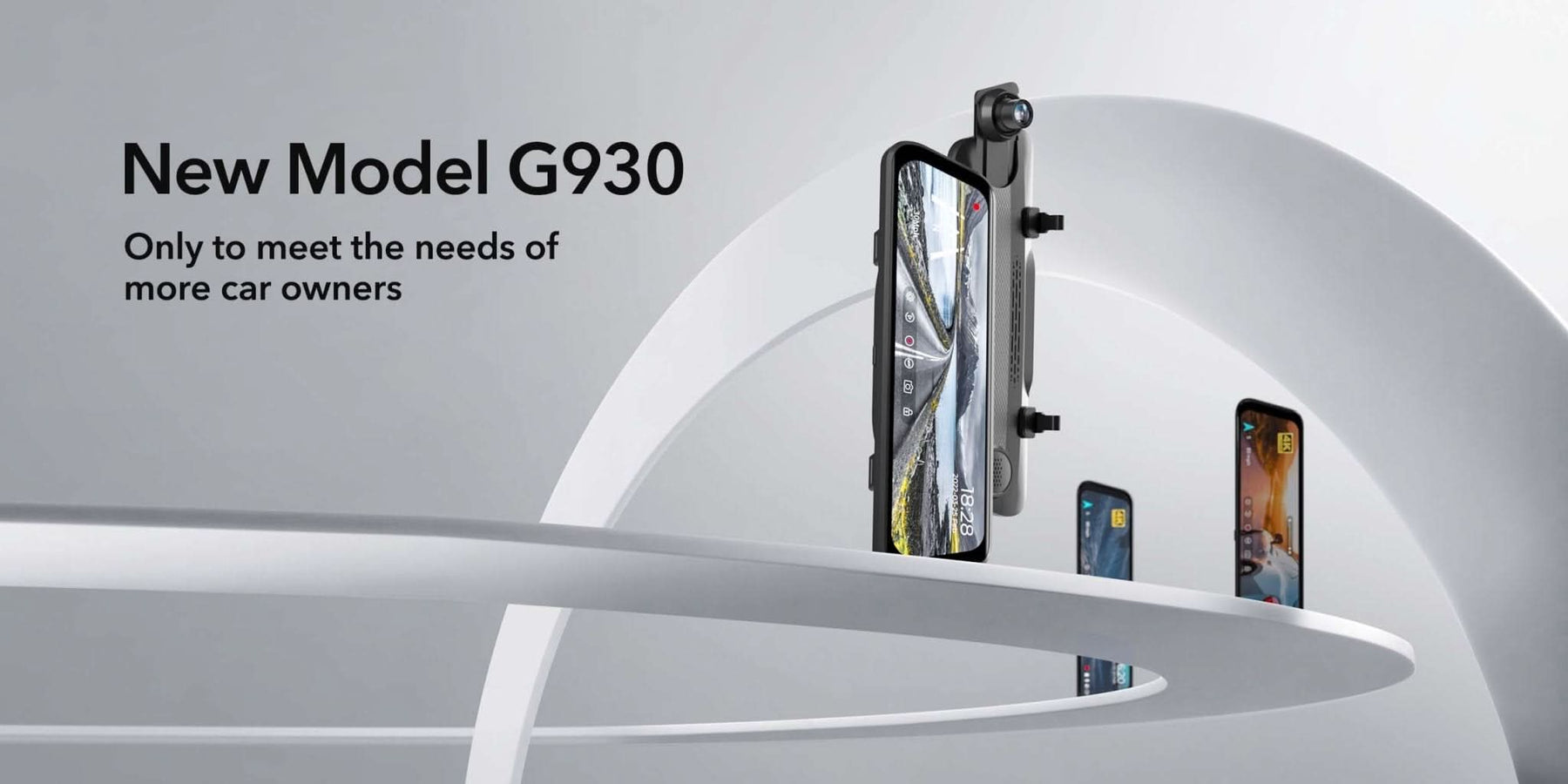 WOLFBOX G930 Rear View Mirror Camera